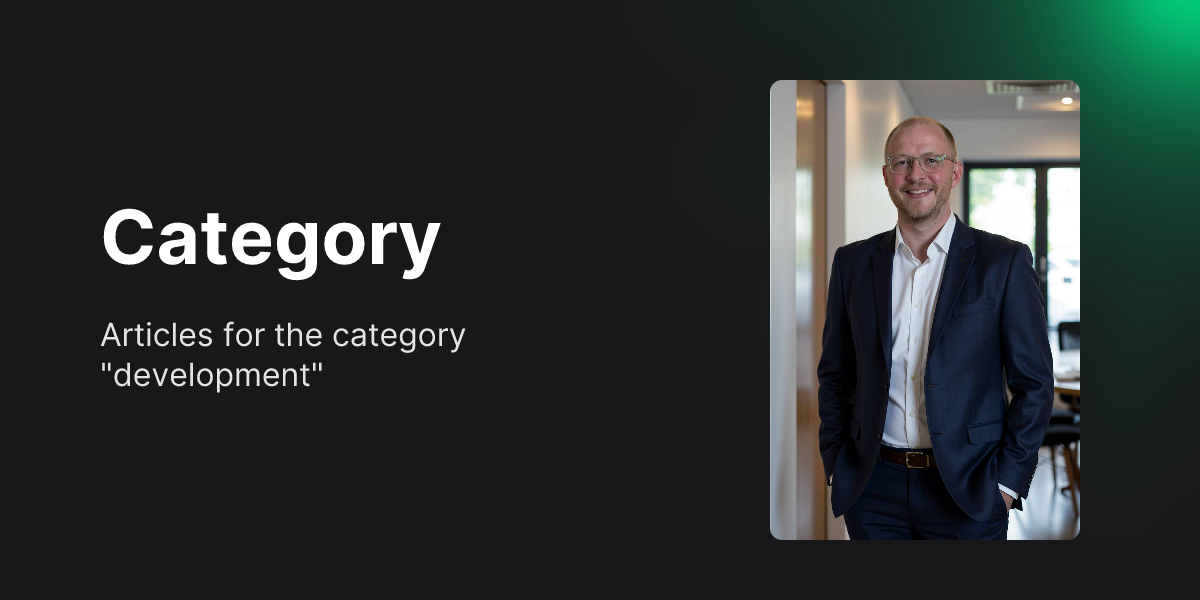 Category - development | Michael Hoffmann - Senior Frontend Developer (Freelancer) from Germany ...